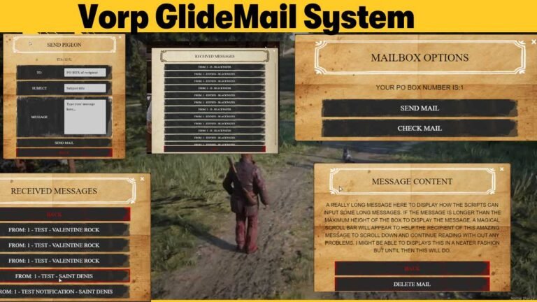 Vorp GlideMail system - Redm Scripts