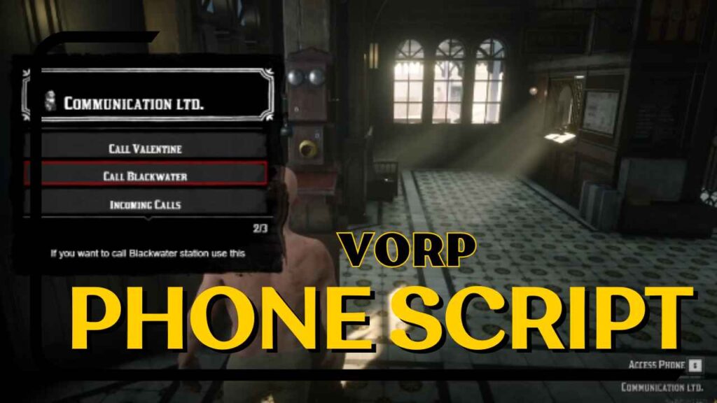 Vorp Phone Script - Redm Scripts